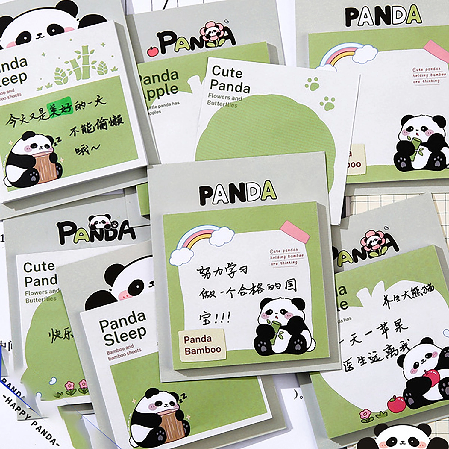 Khata Khori | Cute Little Panda Post It Sticky Notes